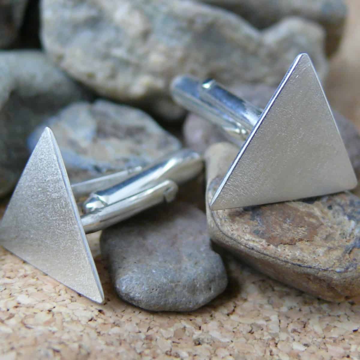 Brushed Sterling Silver Cufflinks ⋆ Spend With Us - Buy From a Bush ...