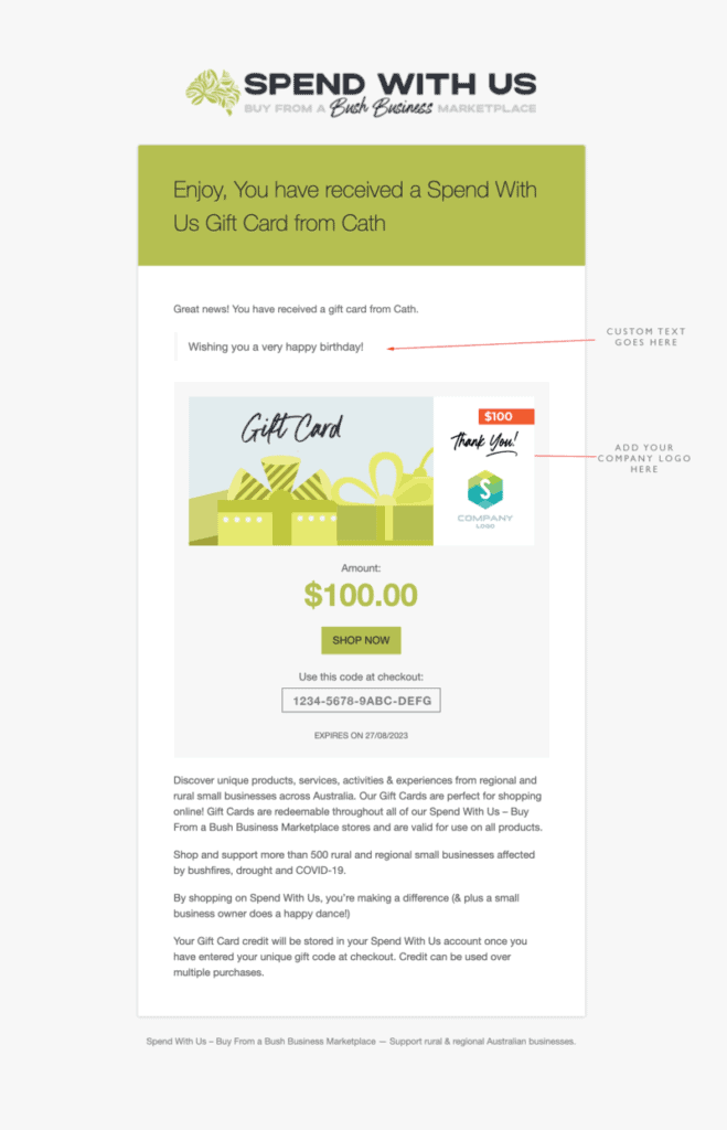 Corporate Gifting | Support Rural Small Businesses. Buy From the Bush.