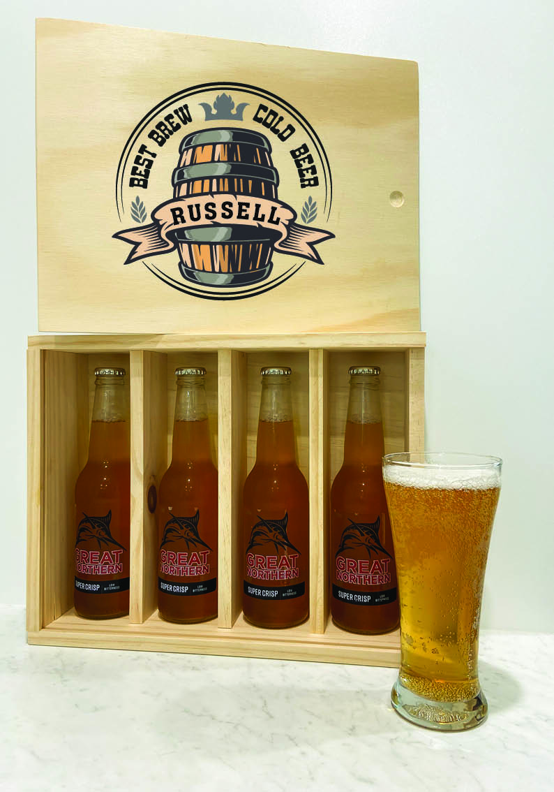 Personalised Beer Box - 5 Designs Available ⋆ Spend With Us - Buy From ...