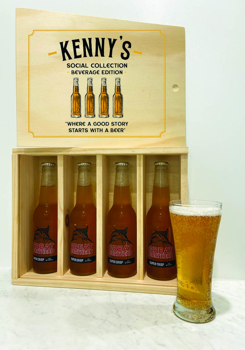 Personalised Beer Box - 5 Designs Available ⋆ Spend With Us - Buy From ...