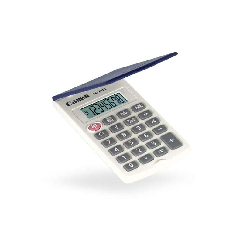 Canon Calculator LC-210L Desktop 8 Digit Hand Held ⋆ Spend With Us ...