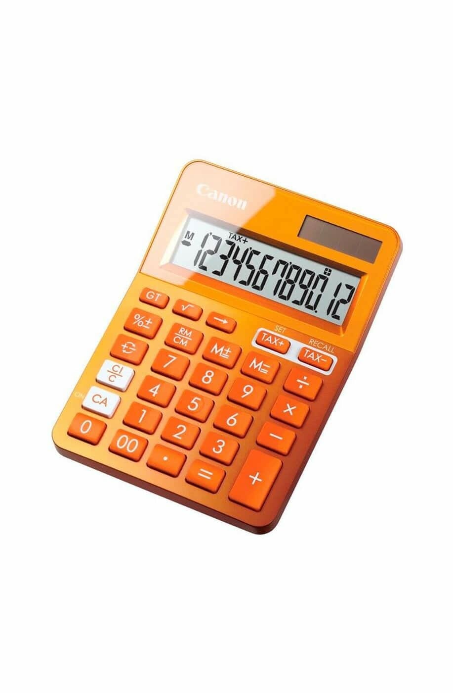 Canon Calculator 12 Digit Desktop LS-123K - Metallic Orange ⋆ Spend ...