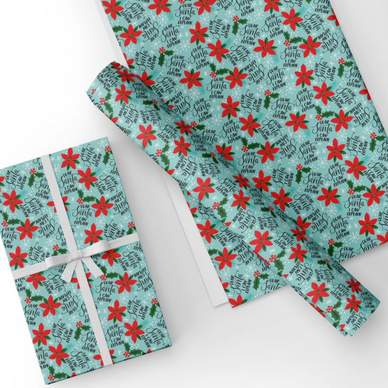 Festive As Fuck Wrapping Paper ⋆ Spend With Us - Buy From a Bush Business