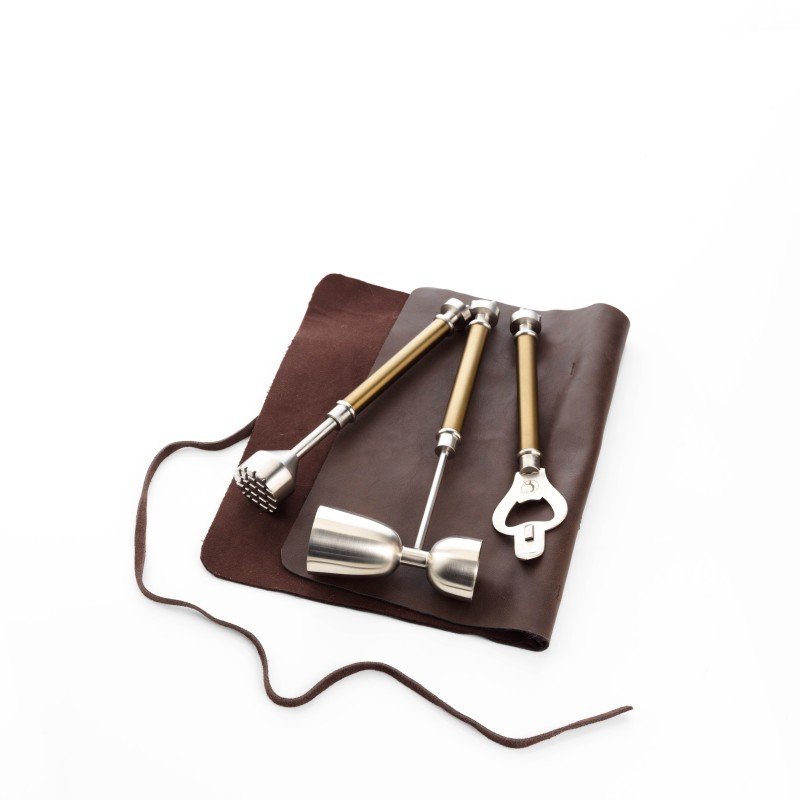 Steel & Antique Brass Cocktail Kit ⋆ Spend With Us - Buy From a Bush ...