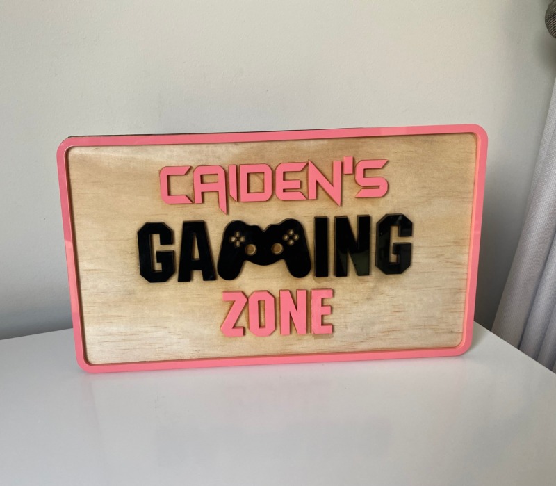 Gaming room sign ⋆ Spend With Us - Buy From a Bush Business