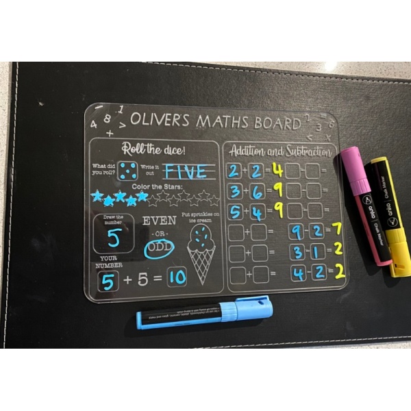 Educational maths wipe boards ⋆ Spend With Us - Buy From a Bush Business