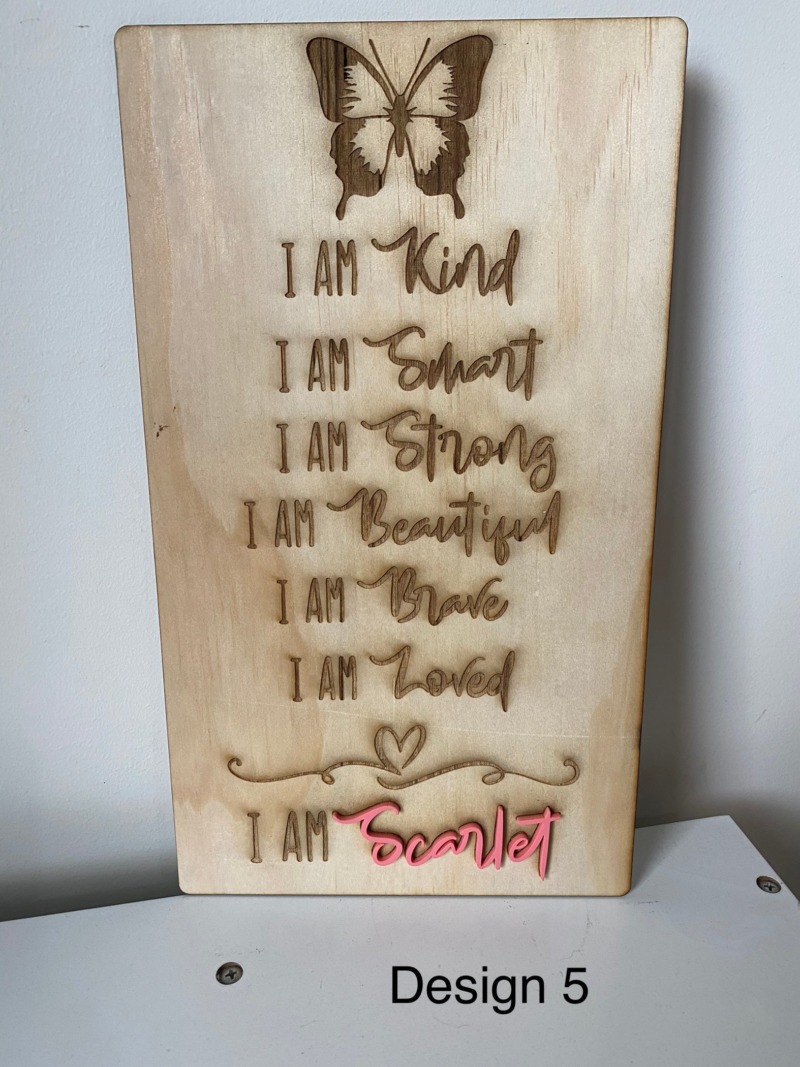 Affirmation plaques ⋆ Spend With Us - Buy From a Bush Business