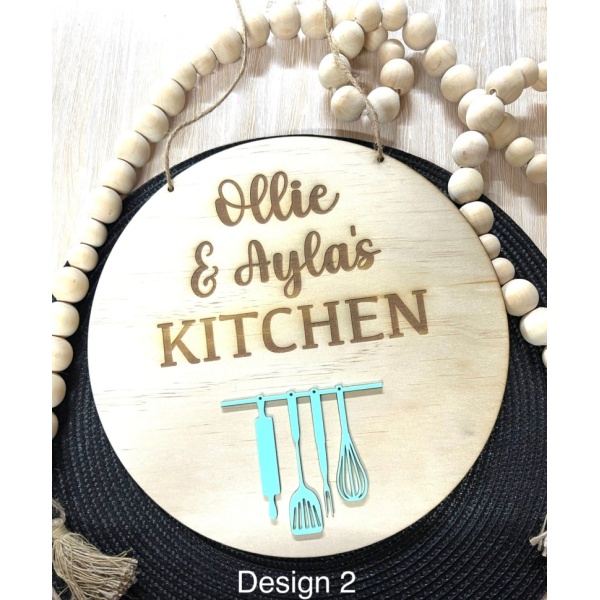 Kid’s kitchen plaques ⋆ Spend With Us - Buy From a Bush Business