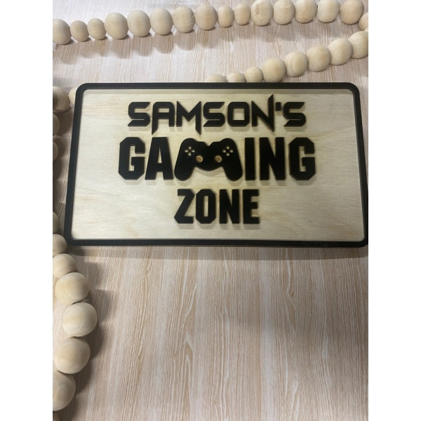 Gaming room sign ⋆ Spend With Us - Buy From a Bush Business