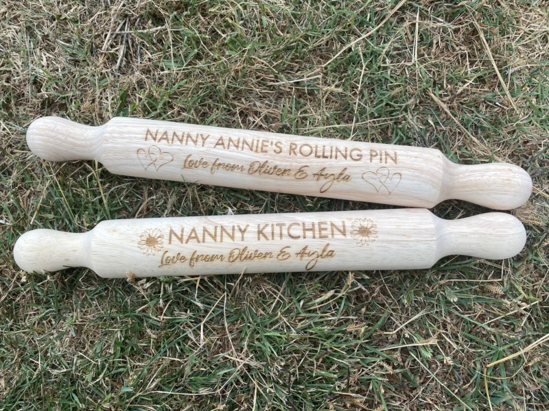 Personalised rolling pins ⋆ Spend With Us - Buy From a Bush Business