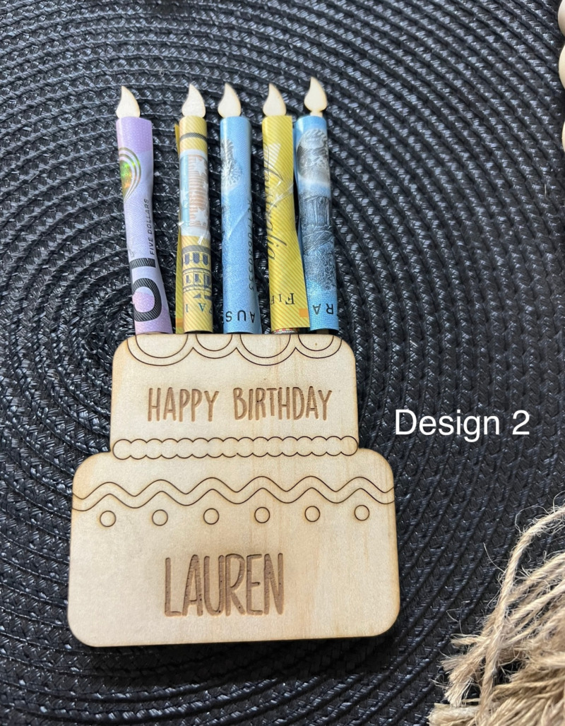 Birthday money gift holders ⋆ Spend With Us - Buy From a Bush Business