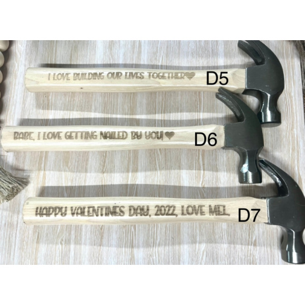 Personalised hammers ⋆ Spend With Us - Buy From a Bush Business