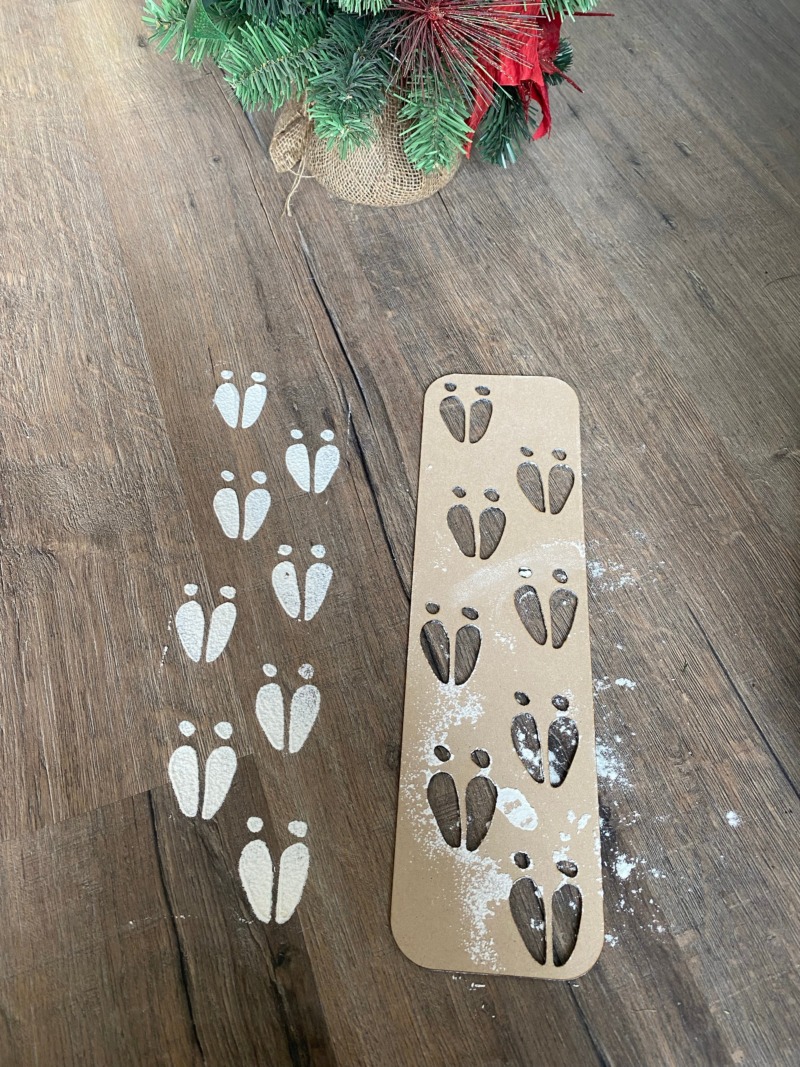 Foot print stencils ⋆ Spend With Us - Buy From a Bush Business
