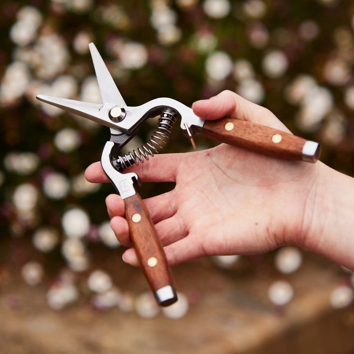 Flower Snips in Redwood with Stainless Steel ⋆ Spend With Us - Buy From ...