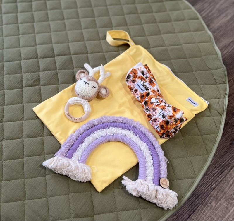 Organic Cotton Linen Quilted Play Mat ⋆ Spend With Us - Buy From a Bush ...