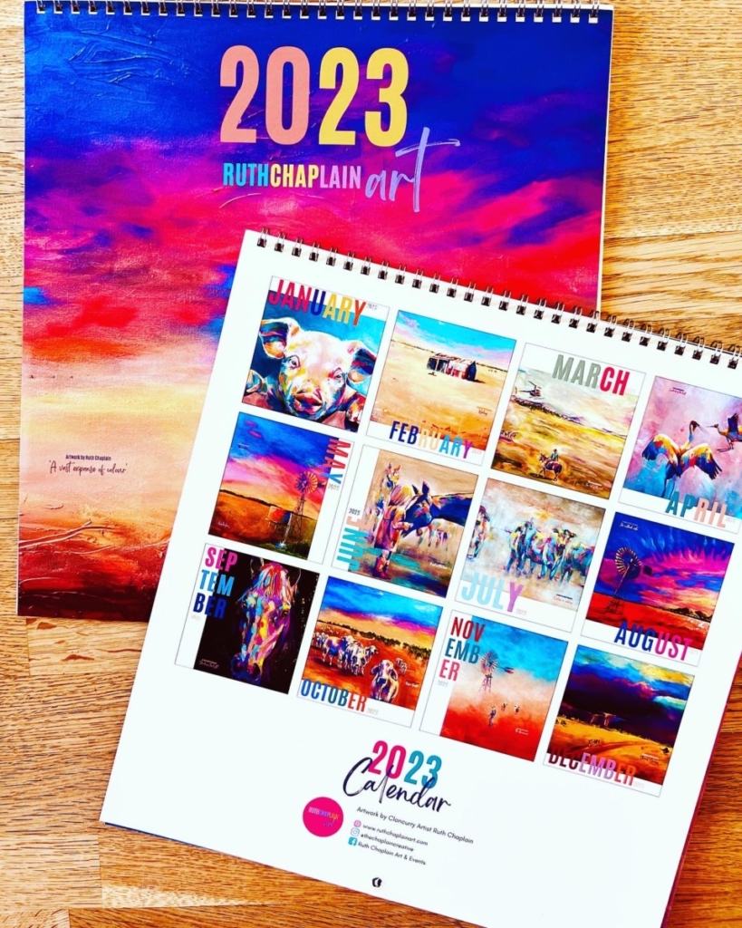 2023 Original Art Calendar - Ruth Chaplain Art ⋆ Spend With Us - Buy ...