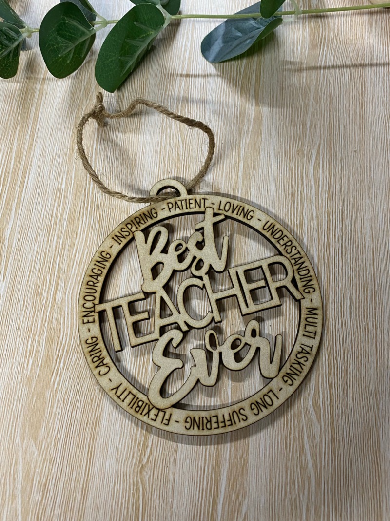 Teacher tree ornaments ⋆ Spend With Us - Buy From a Bush Business