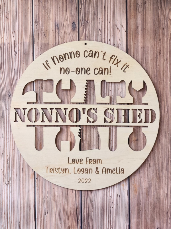 Personalised Shed sign ⋆ Spend With Us - Buy From a Bush Business ...