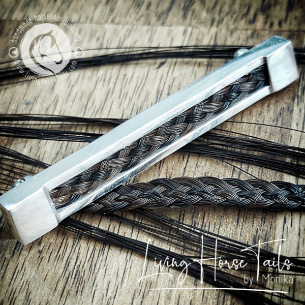 Sterling Silver Stock Tie Pin with Horsehair Insert ⋆ Spend With Us ...