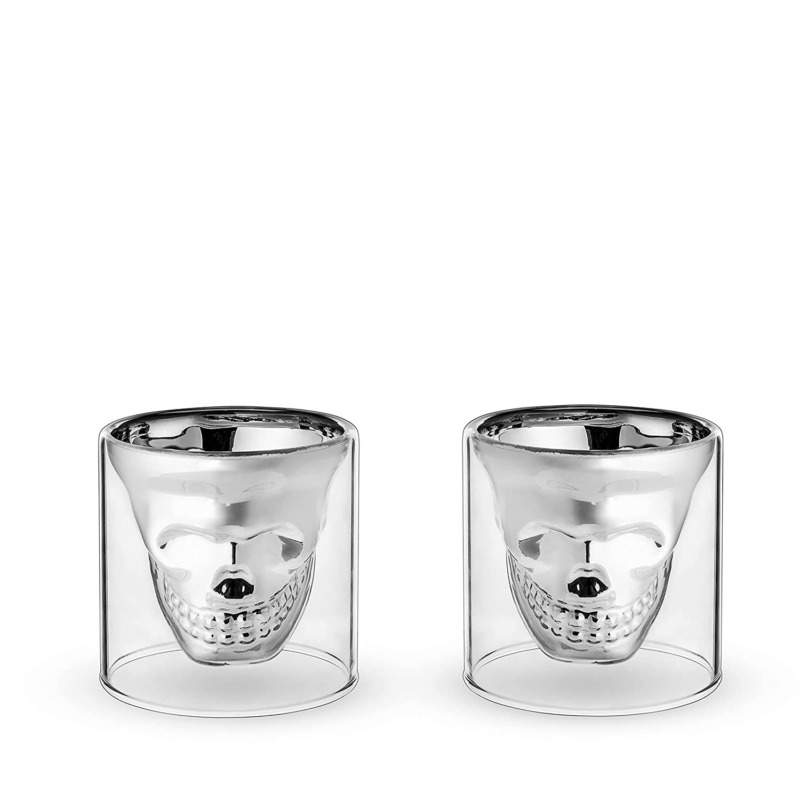Skull Shot Glasses - Set of 2 ⋆ Spend With Us - Buy From a Bush Business