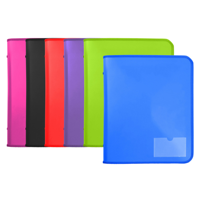 Marbig A4 Zipper Binder 2D-Ring With 25mm Spine PP With Tech Case ...