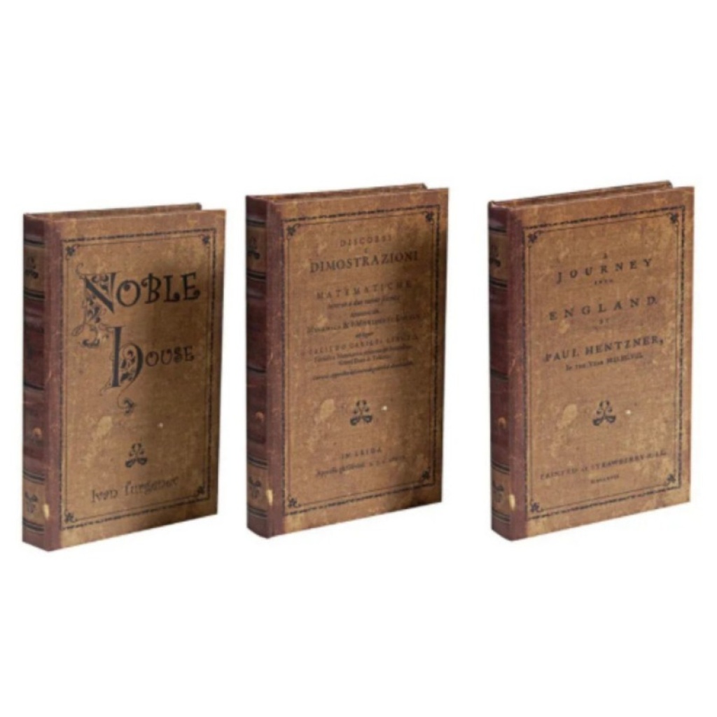 LAST SET! Silk-covered Antique-style Book Box set ⋆ Spend With Us - Buy ...