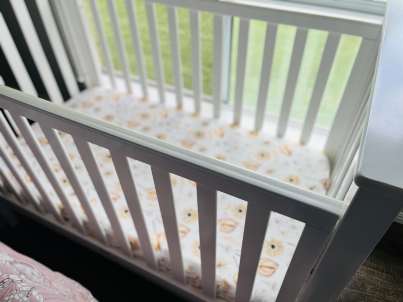Peace Lily Bamboo & Organic Cotton Fitted Cot Sheet ⋆ Spend With Us ...