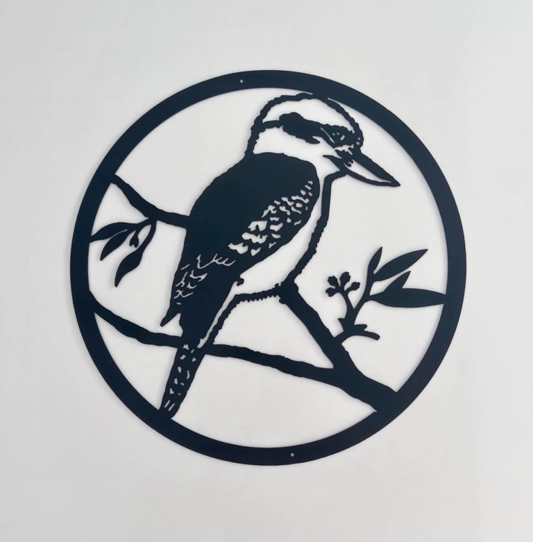Kookaburra Metal Sign ⋆ Spend With Us - Buy From a Bush Business