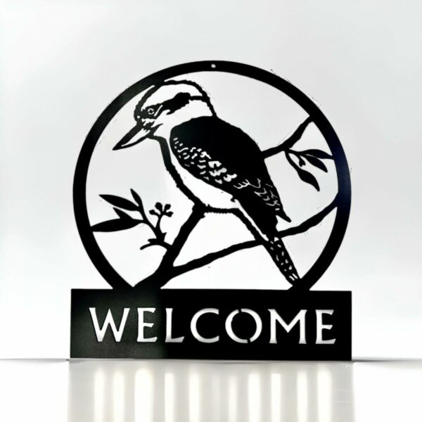 Kookaburra Welcome Sign ⋆ Spend With Us - Buy From a Bush Business