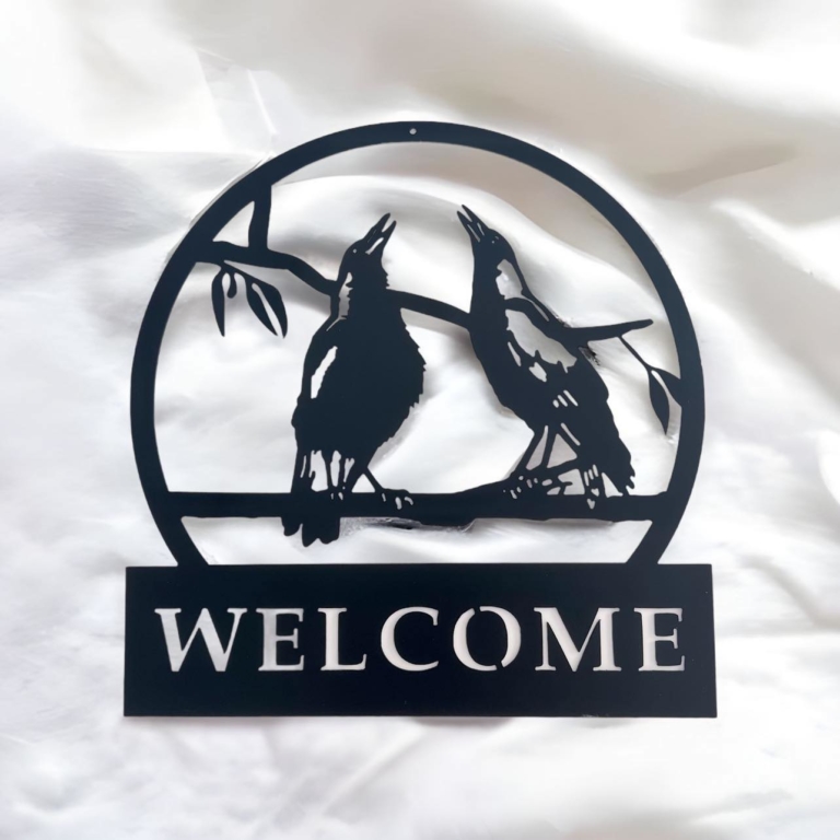 Magpie Welcome Sign ⋆ Spend With Us - Buy From a Bush Business