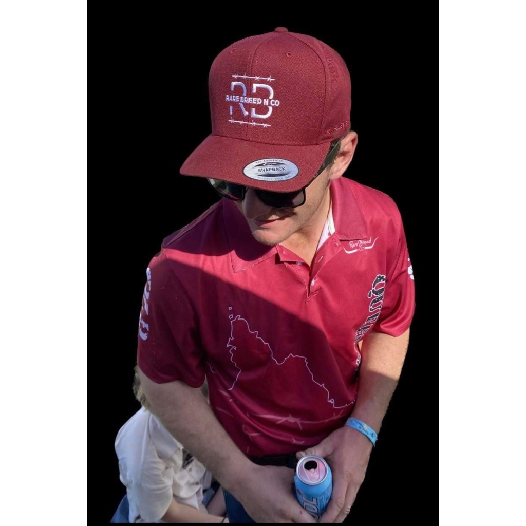 Queenslander Maroon polo t-shirt.(NA1642) ⋆ Spend With Us - Buy From a ...