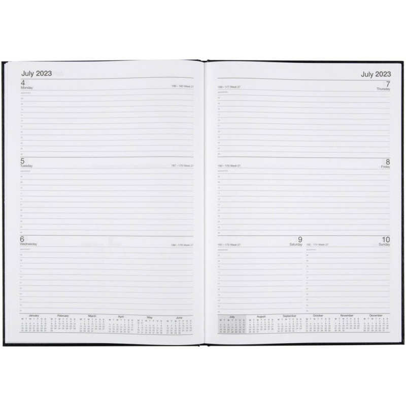 Cumberland A5 2023/2024 Financial Year Diary Week To View 57CFY Diaries ...