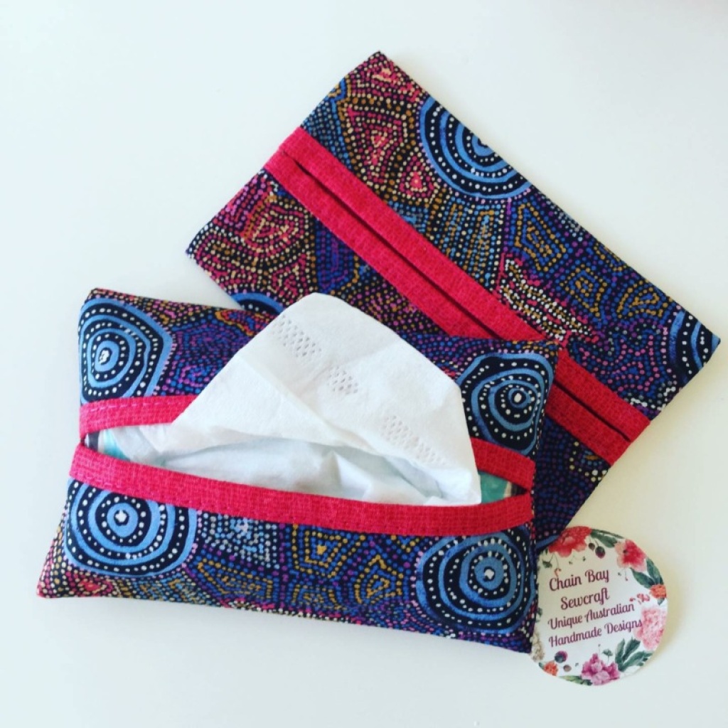 Handmade Pocket Tissue Pouch - Spirals ⋆ Spend With Us - Buy From a ...