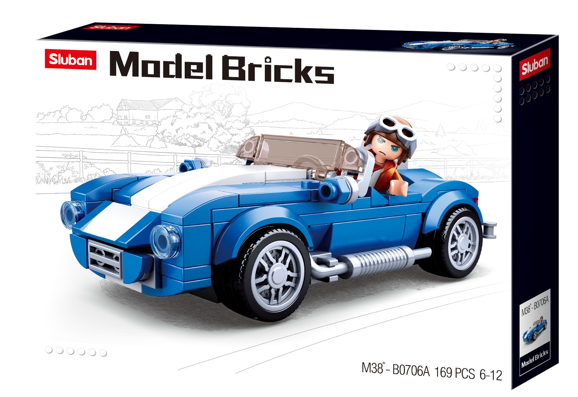 Sluban Model Building Bricks Blue Race Car 169 Pcs ⋆ Spend With Us ...