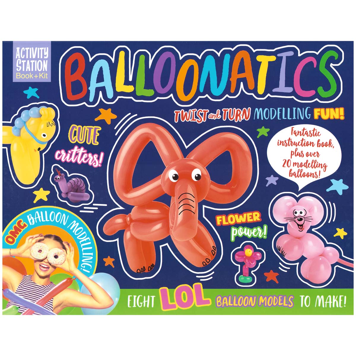 Activity Station Book + Kit - Balloonatics: Twist & Turn Modelling Fun ...