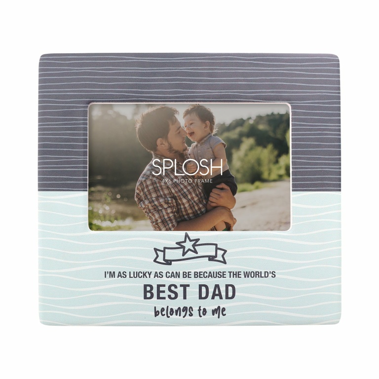 SPLOSH "World's Best Dad" 6 x 4 Photo Frame ⋆ Spend With Us - Buy From ...