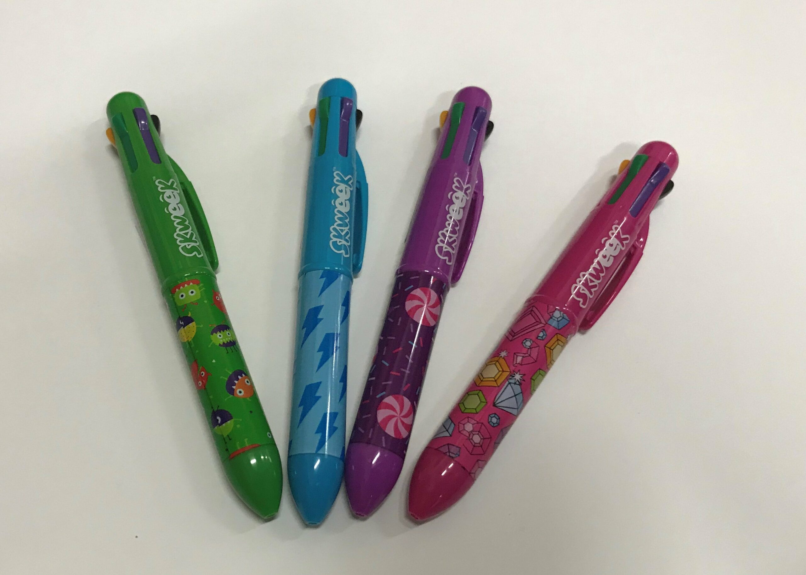 Skweek - 6 Multi Coloured Ballpoint Pen ⋆ Spend With Us - Buy From a ...