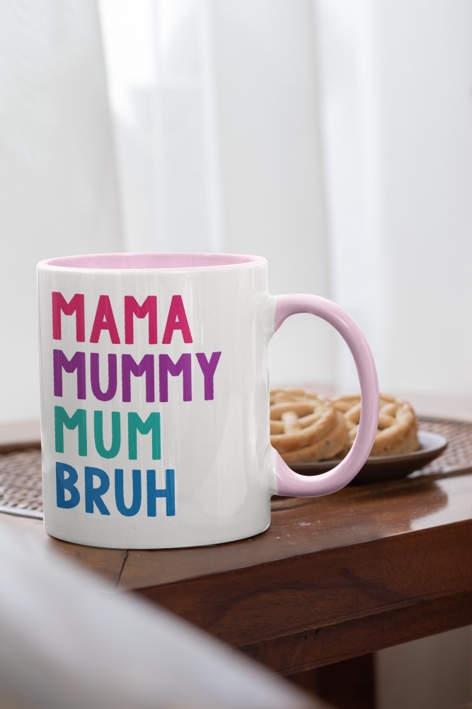 Mama, Mummy, Mum, Bruh Mug ⋆ Spend With Us - Buy From a Bush Business