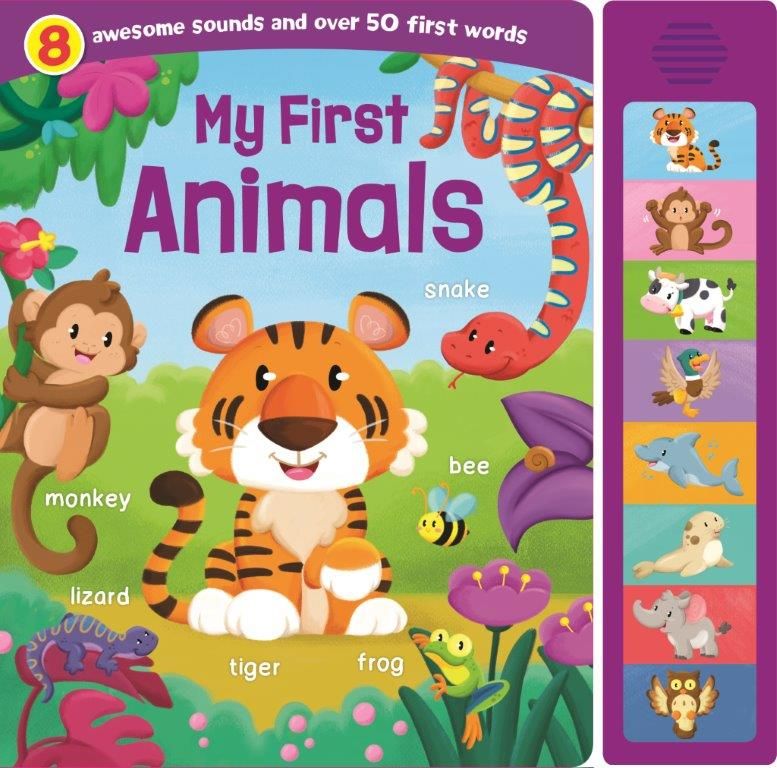Super Sounds Boardbook with 8 Sounds - My First Animals ⋆ Spend With Us ...