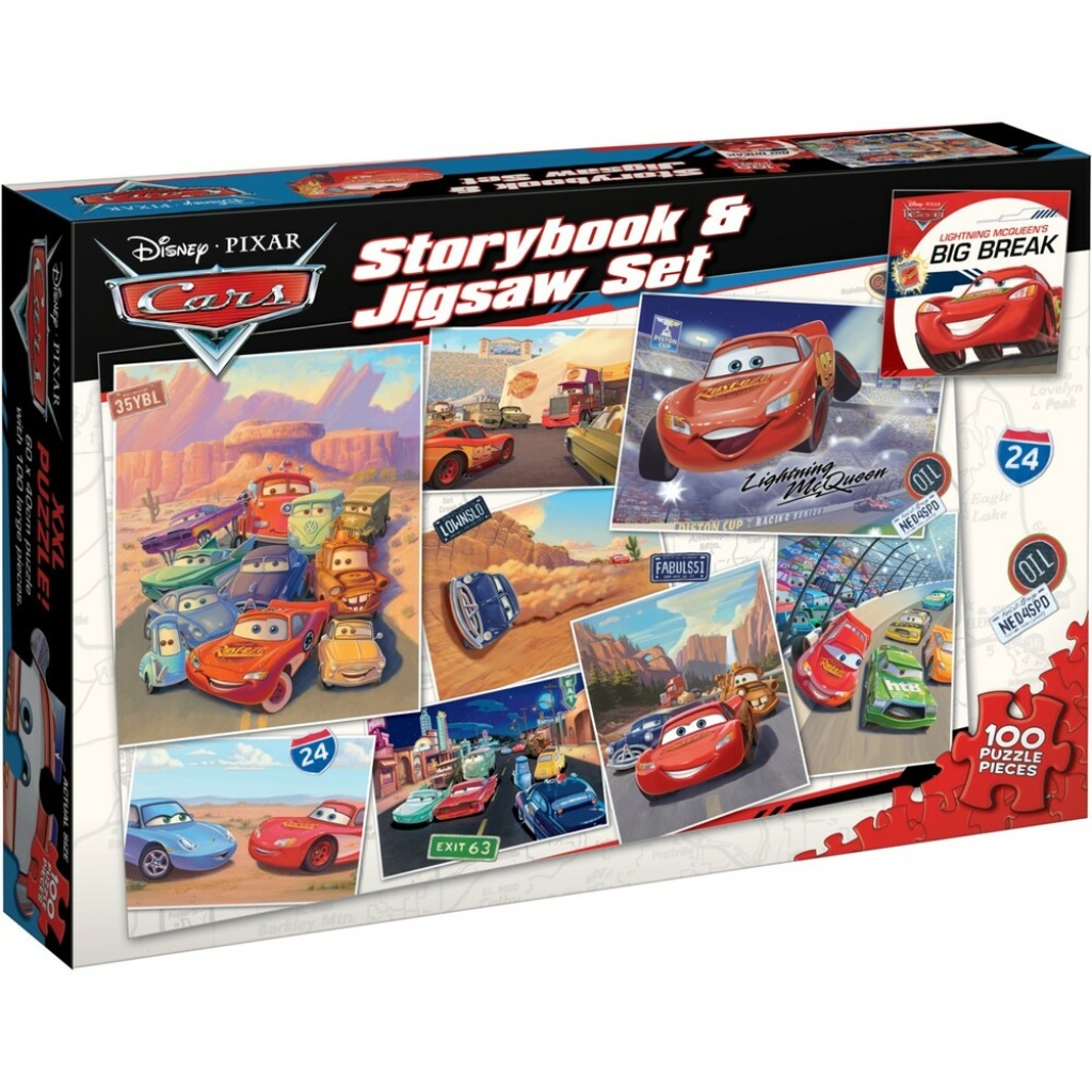 Disney Pixar Cars Storybook & 100 Piece Jigsaw Set ⋆ Spend With Us ...