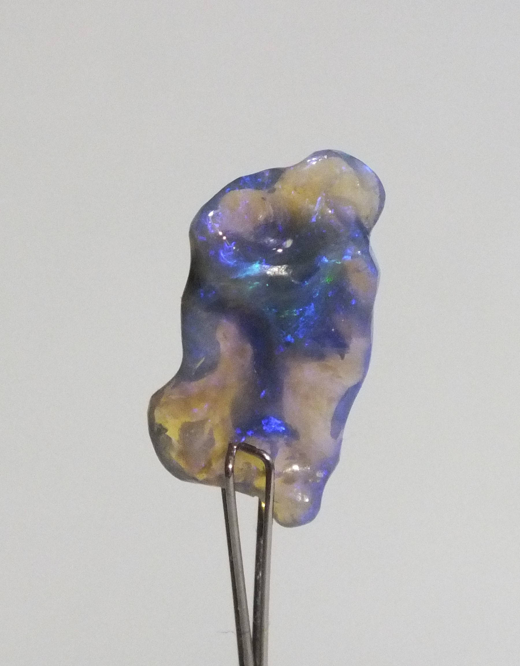 Blue Green BLACK OPAL Minature Sculpture of classical Greek/Roman naked ...