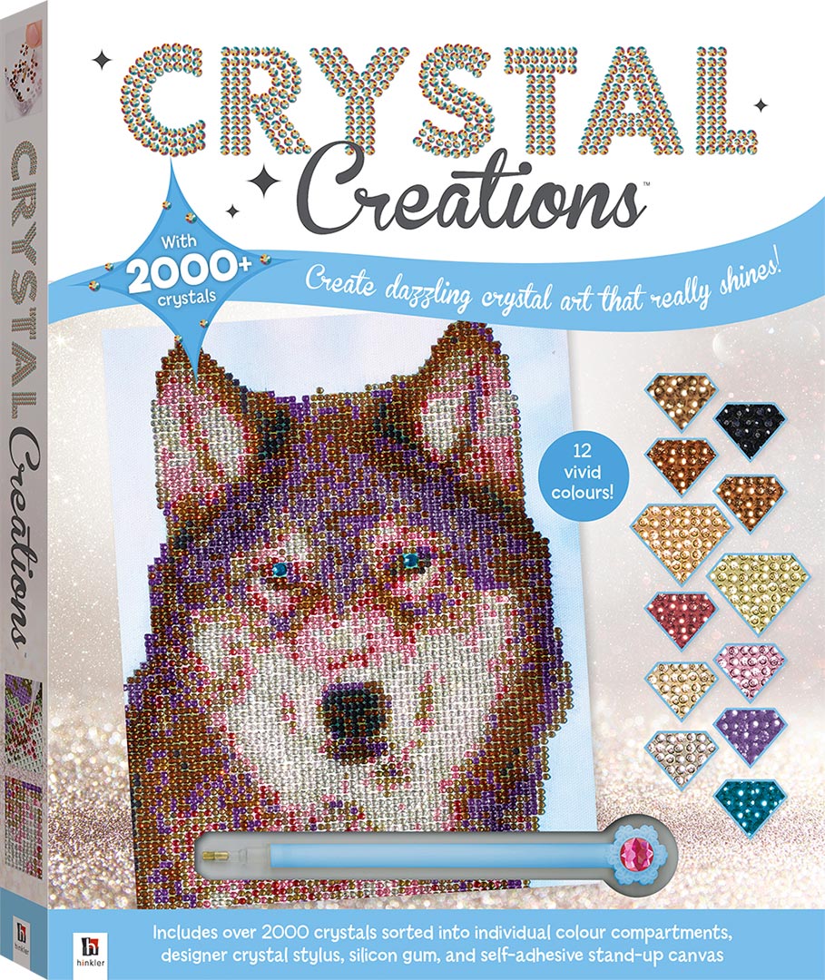 Crystal Creations: Wolf in Snow ⋆ Spend With Us - Buy From a Bush Business