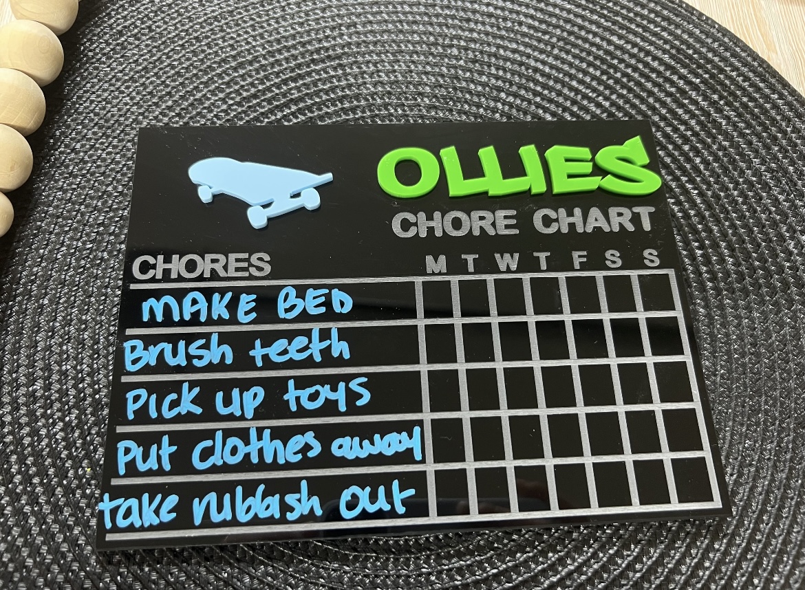 Chore charts ⋆ Spend With Us - Buy From a Bush Business