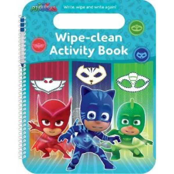 Wipe-Clean Activity Book - PJ Masks ⋆ Spend With Us - Buy From a Bush ...