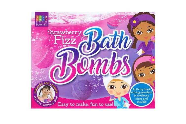 STEM Learning Book & Kit: Strawberry Fizz Bath Bombs ⋆ Spend With Us ...