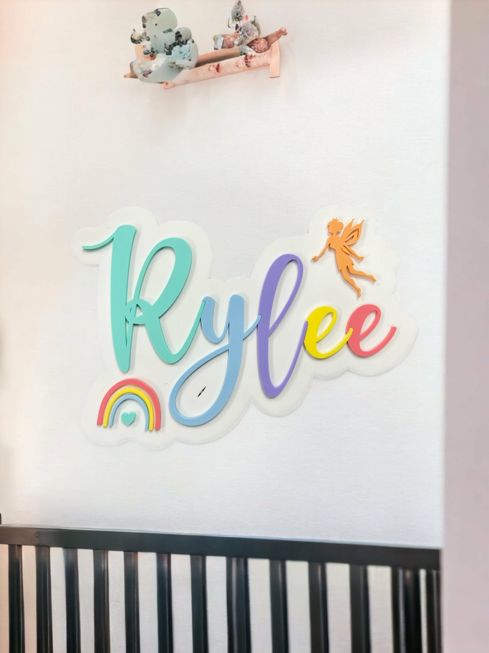 Rainbow name plaques ⋆ Spend With Us - Buy From a Bush Business