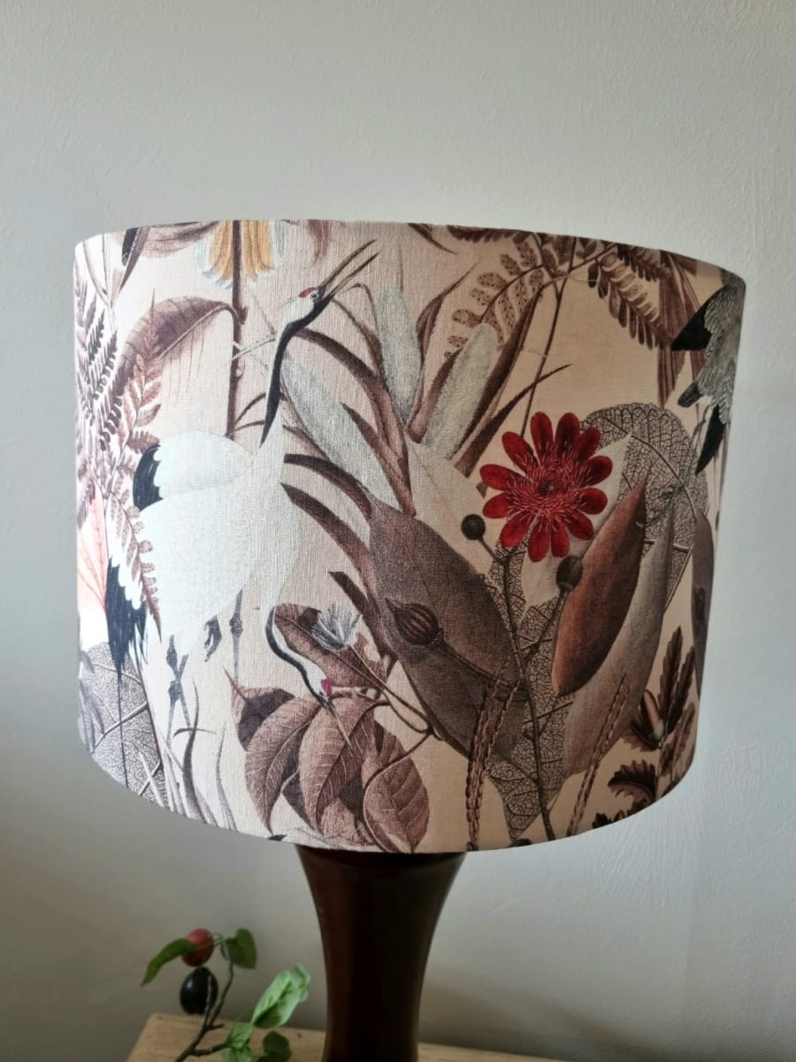 Birds and Australian natives lampshade. Australiana lampshade, galahs ...