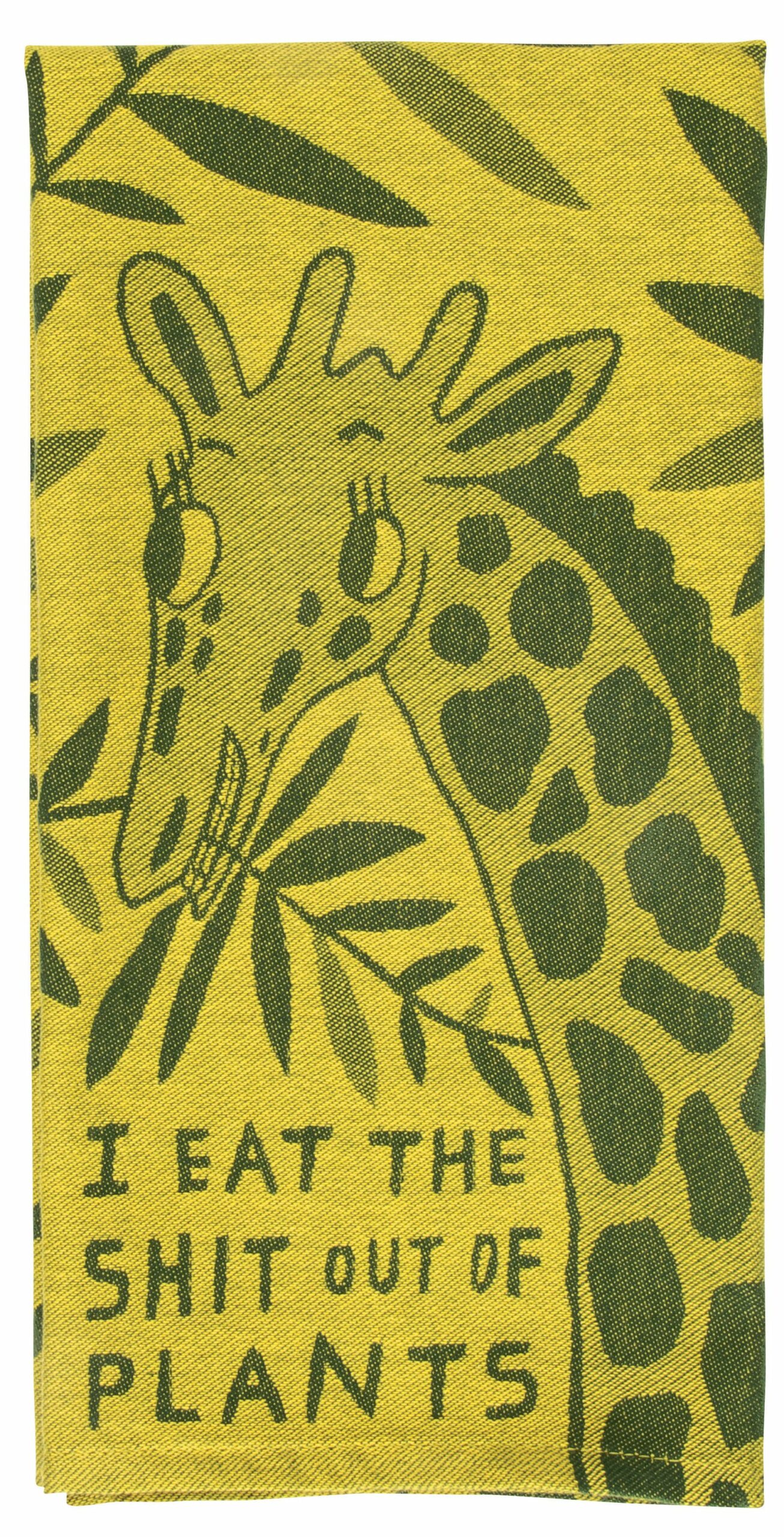 I Eat The Shit Out of Plants Towel / Dish Towel ⋆ Spend With Us - Buy ...