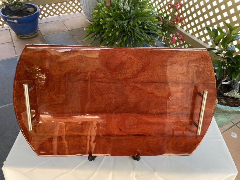 Serving Tray - Recycled Jarrah - Australian Made (2 pk gloss finish ...