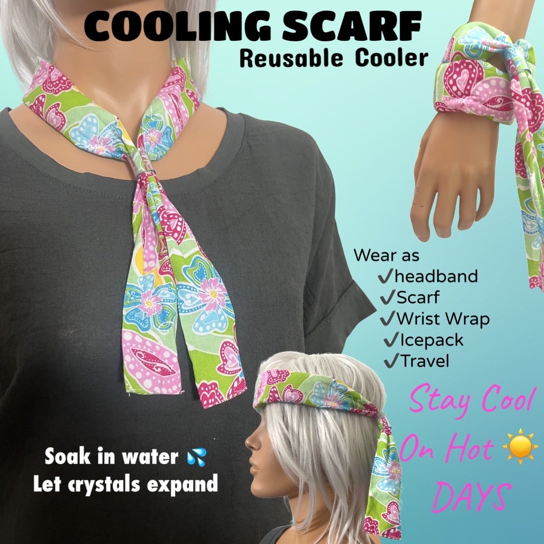 Cooling Scarf with Crystals ⋆ Spend With Us - Buy From a Bush Business